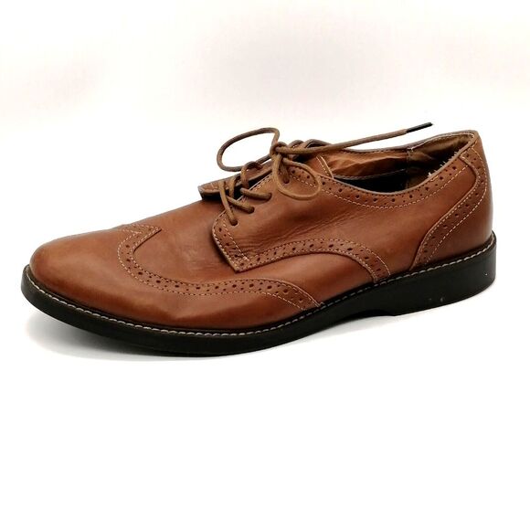 Izod | Shoes | Izod Mens Oxford Shoe Kieler Brown Leather Wingtip Lace ...